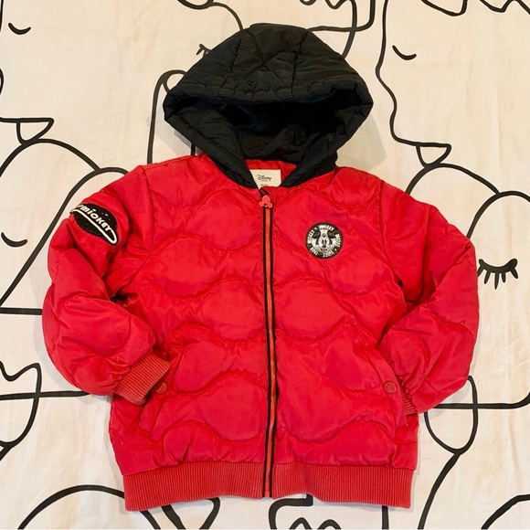 Disney | Jackets & Coats | Disney Mickey Mouse Puffer Jacket | Poshmark
